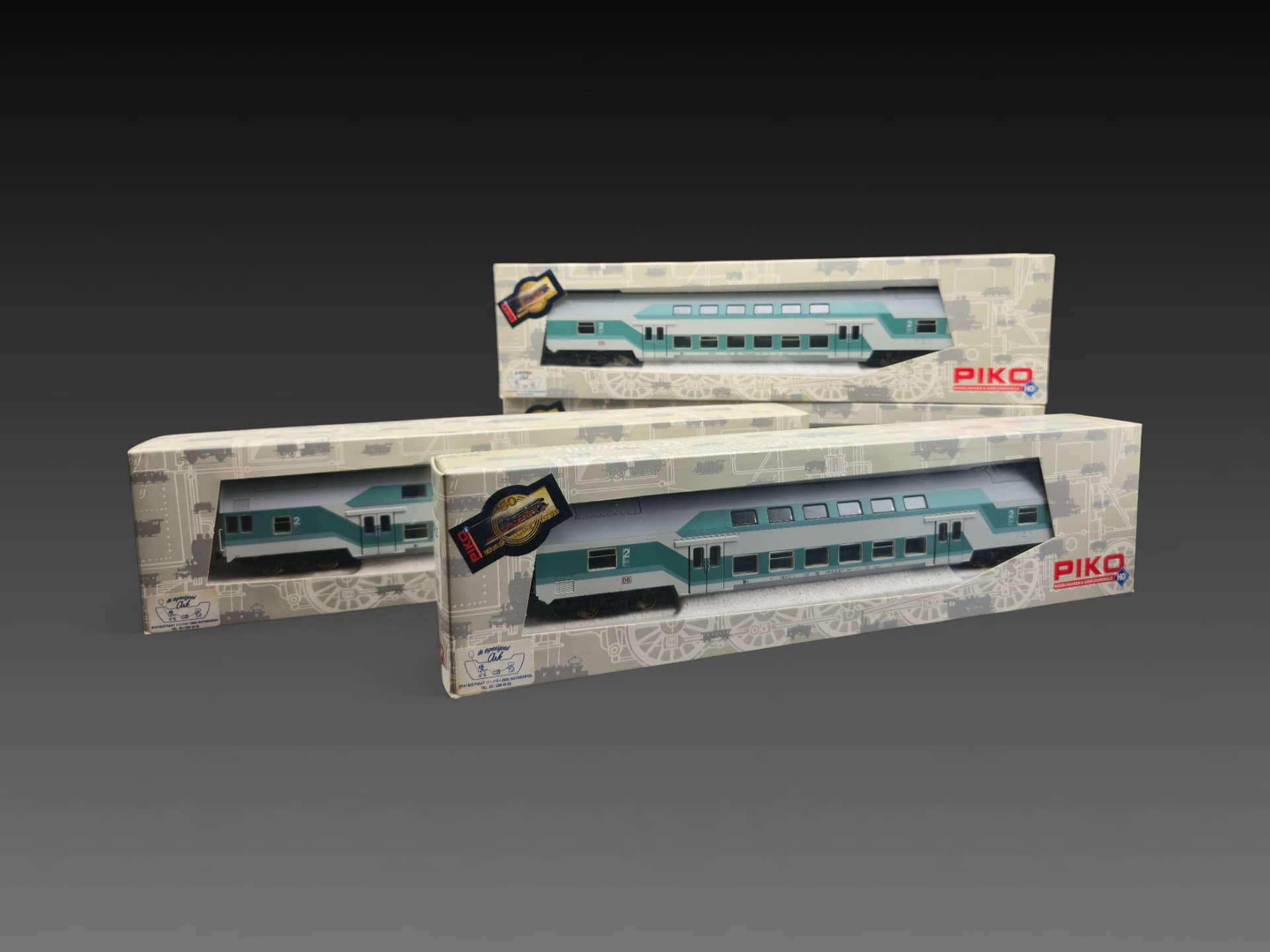 298. Piko — ensemble de six wagons 53102 (x5), 53103 - Le Temps Jadis ...